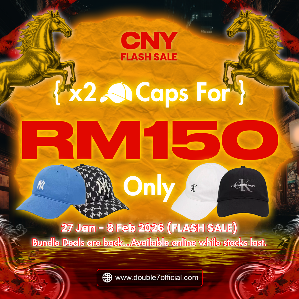 Buy 2 Caps for RM150 – Double 7 Official