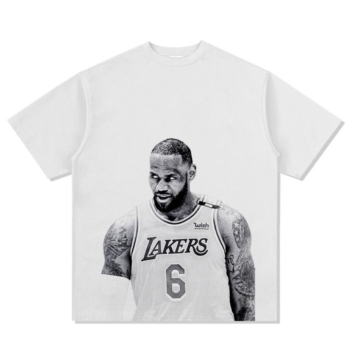Lebron James Heavy Printed T-Shirt (Preorder) – Double 7 Official