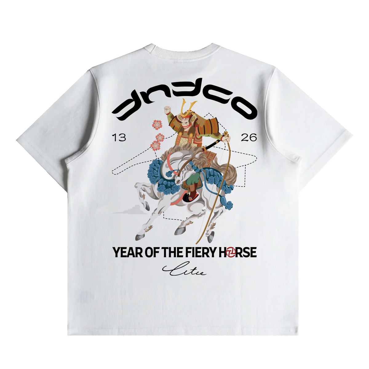 TNTCO Samurai Tee (White) – Double 7 Official