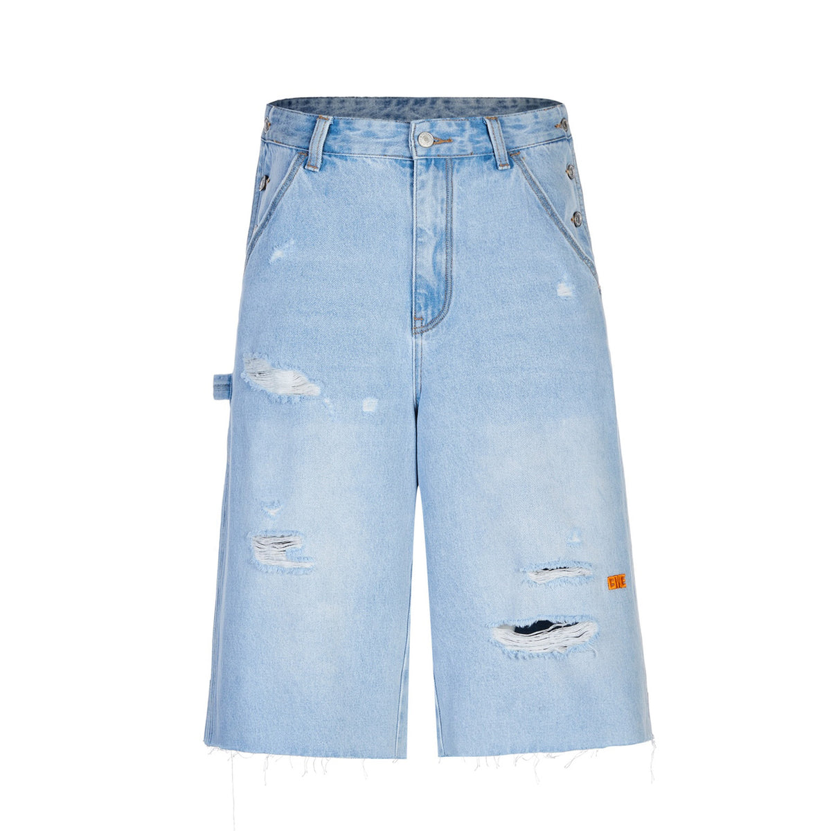 Made Extreme Ripped Denim Jorts – Double 7 Official