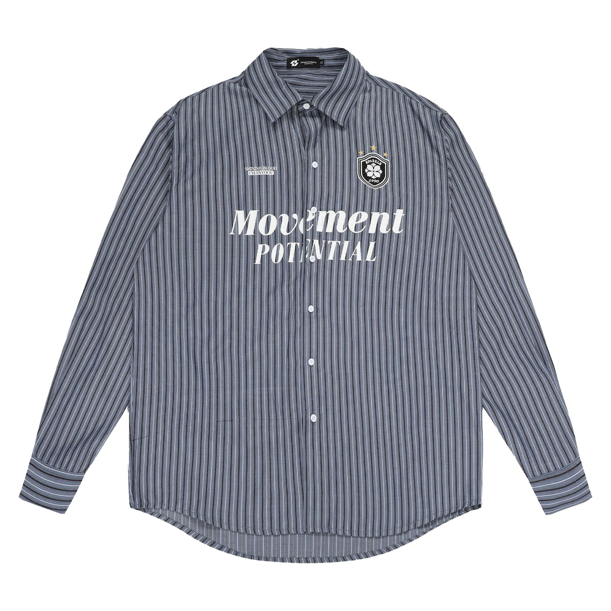 Blokette Long-Sleeve Stripe Sporty Shirt – Double 7 Official