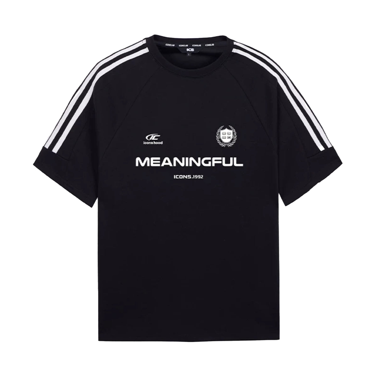 Iconslab “Meaningful” Contrast Splice T-Shirt – Double 7 Official