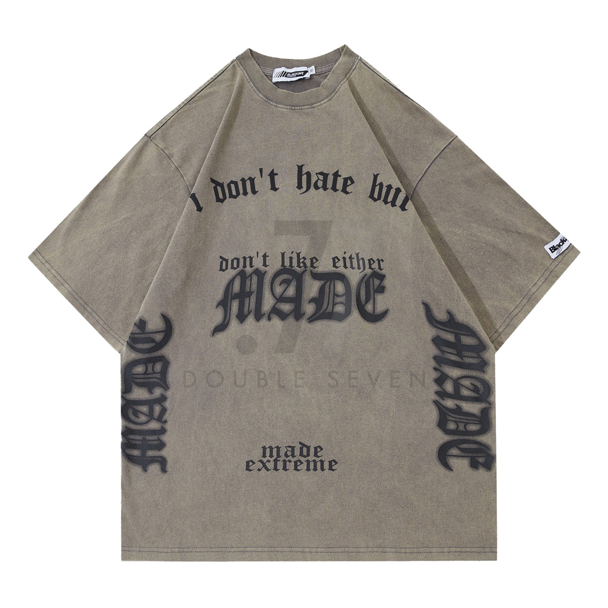 Made Extreme Gothic Washed Tee – Double 7 Official