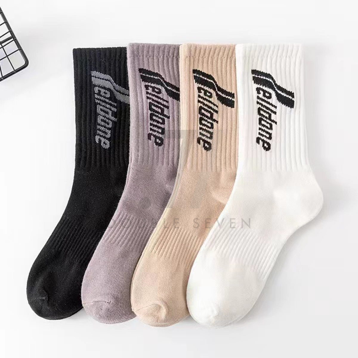 WE11DONE Premium Unisex Long Socks – Double 7 Official