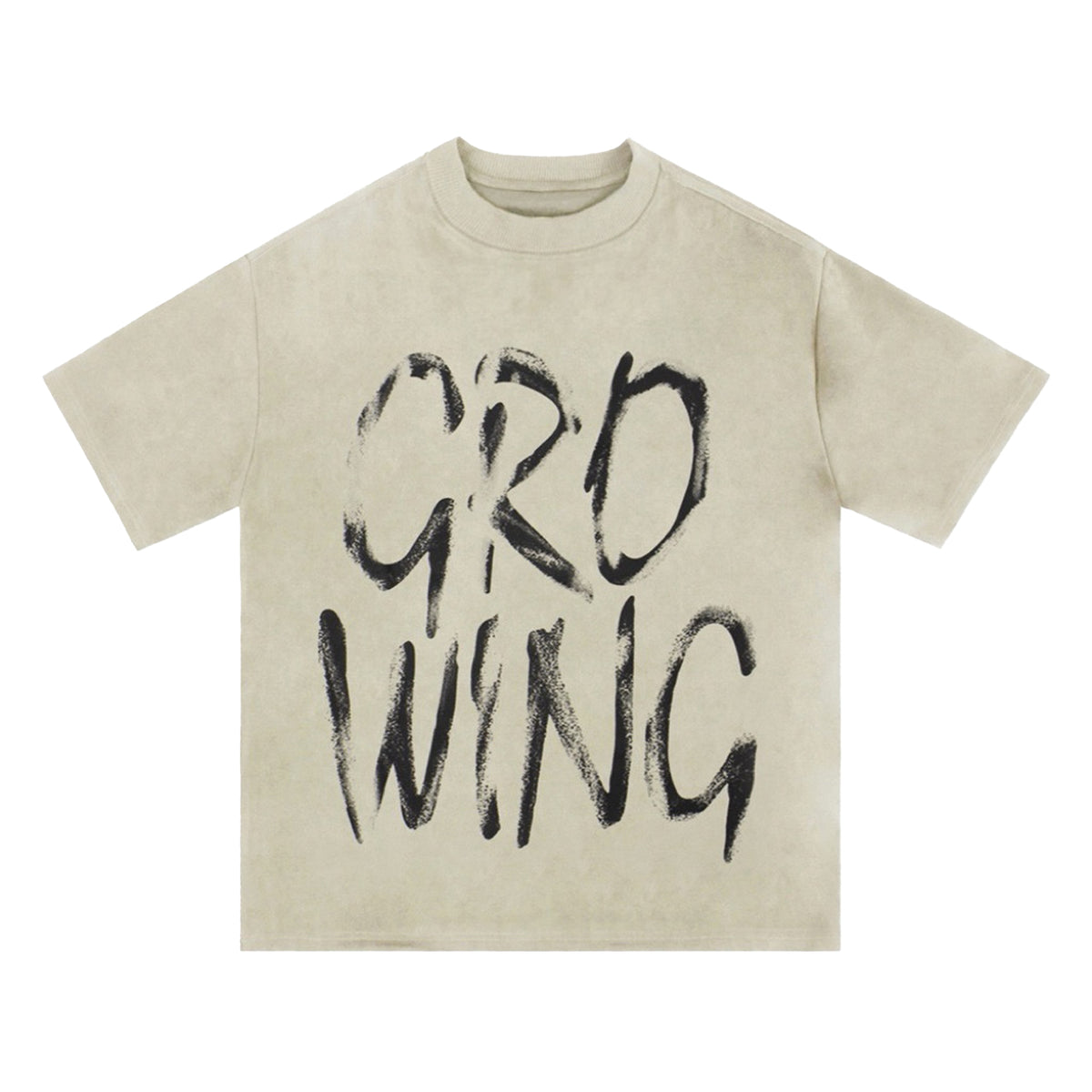 Growing Suede Logo Printed T-Shirt – Double 7 Official