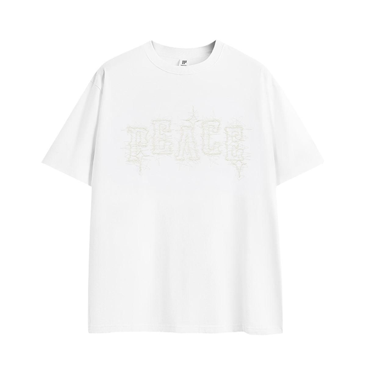 Inflation Foam Peace Printed Oversized T-Shirt – Double 7 Official