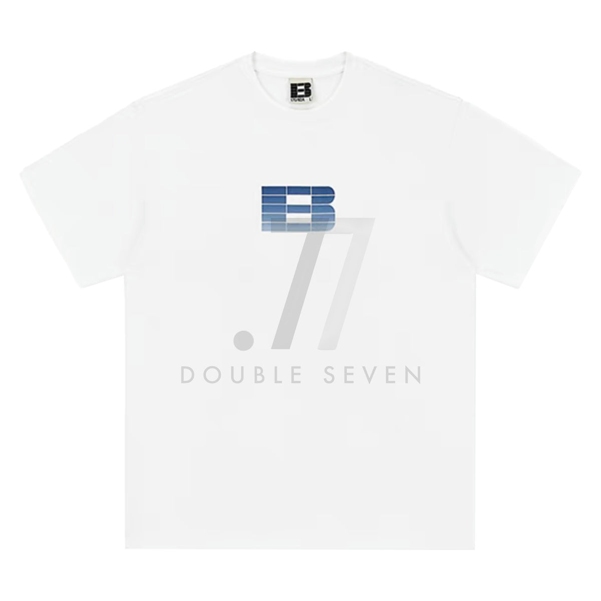 Boneless Gradient Flocking Logo T-Shirt – Double 7 Official