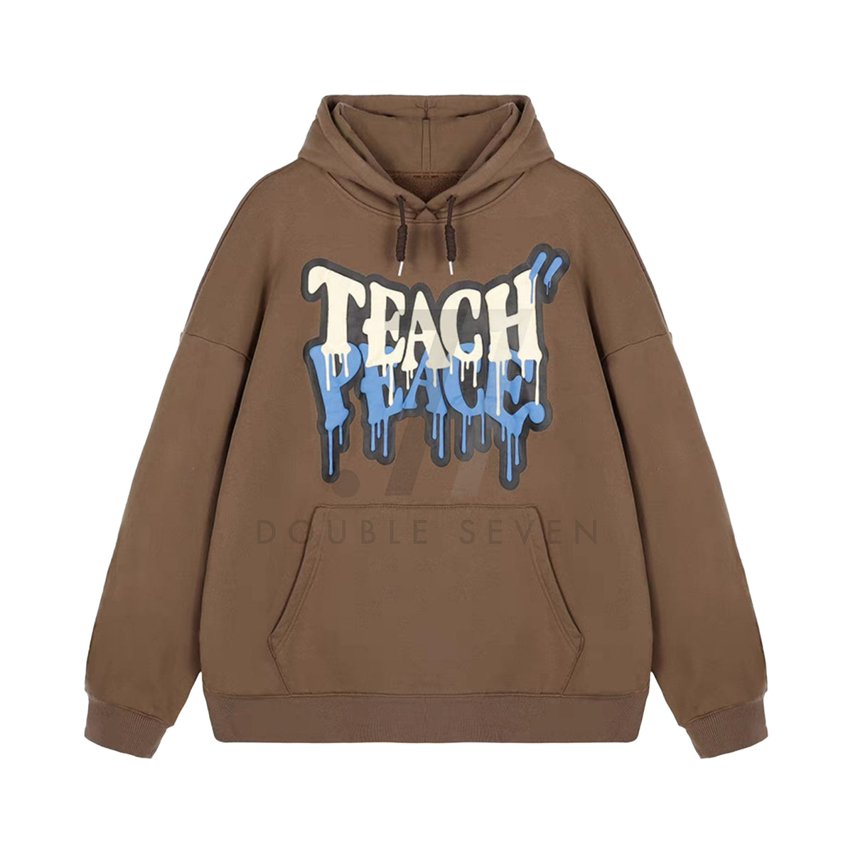Teach Peace Graffiti Foam Logo Hoodie – Double 7 Official