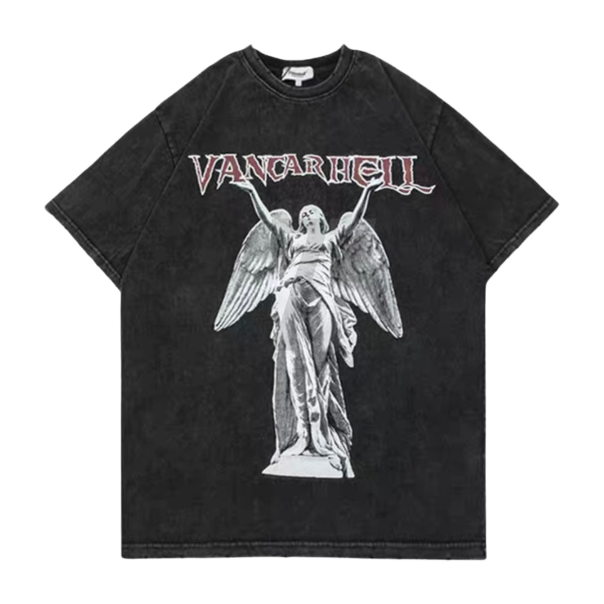 Angel Vancarhell Oversized Washed Tee – Double 7 Official