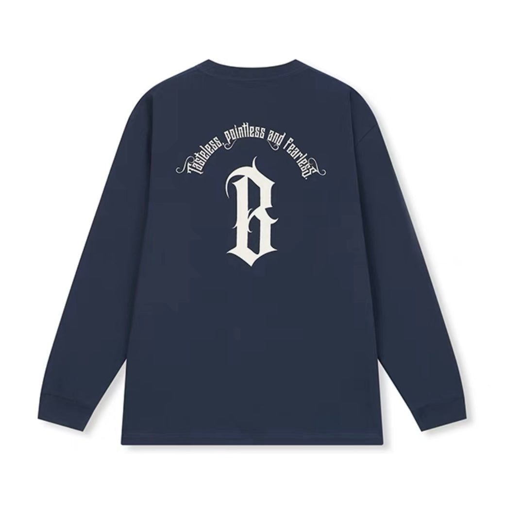 Boneless Long-Sleeve Fearless Signature Logo T-Shirt (Preorder ...