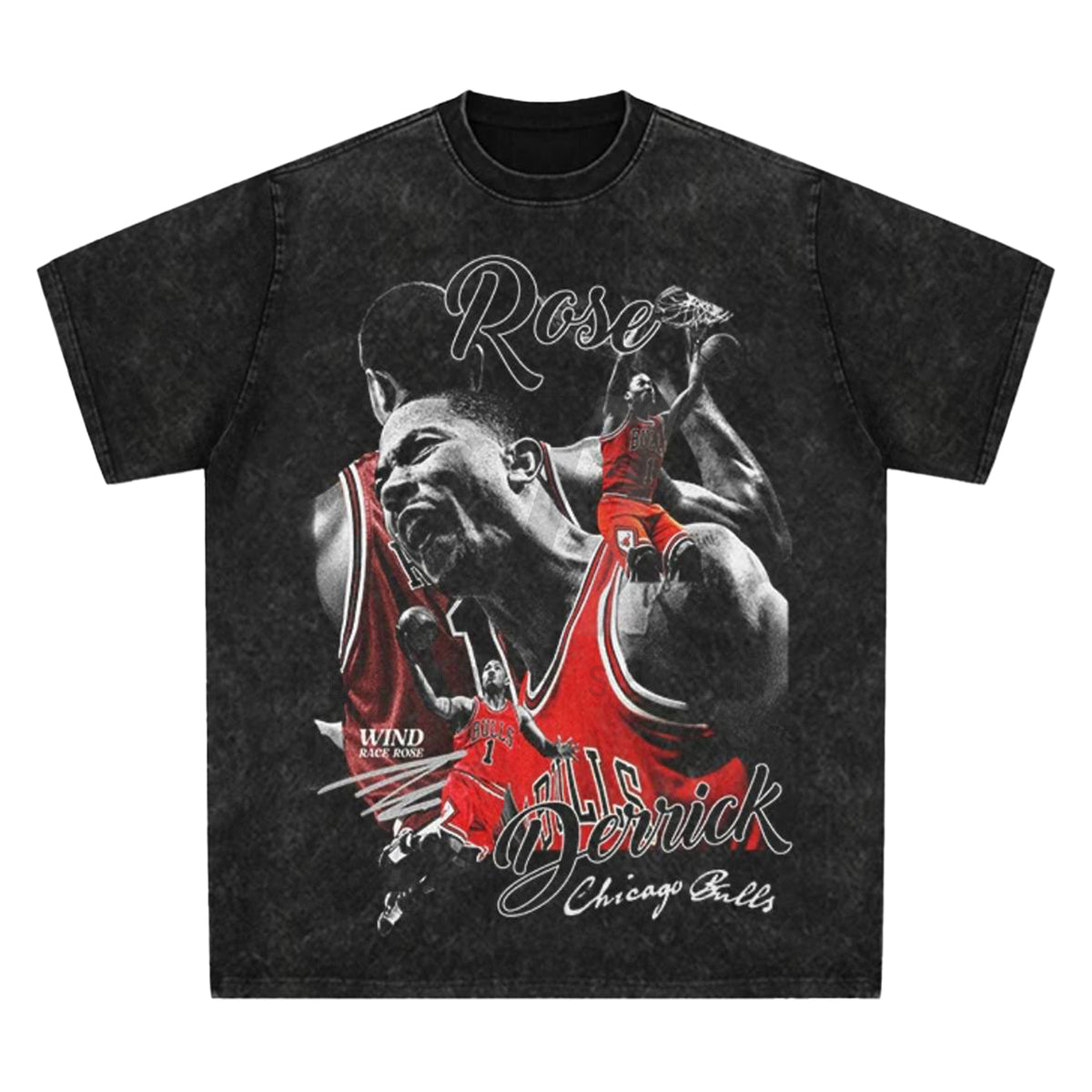 Derrick Rose Oversized Washed T-Shirt (Preorder) – Double 7 Official