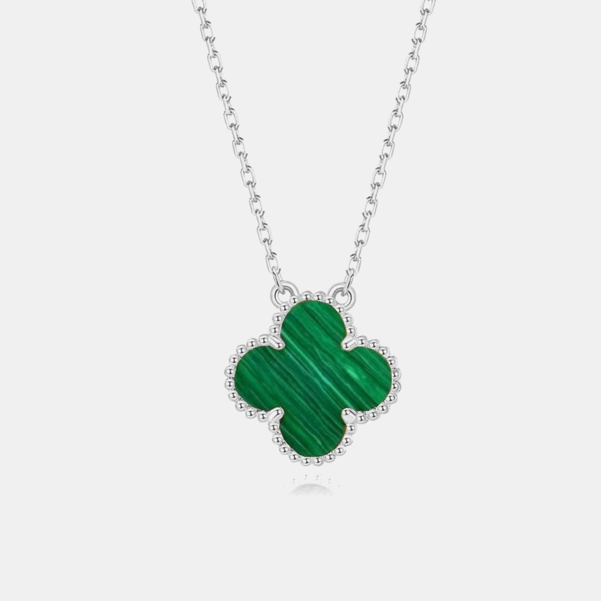 Urraco Silver Clover Chain - Green – Double 7 Official