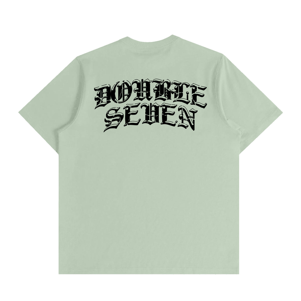 Double 7 Gothic Font Tee (Light Green) – Double 7 Official