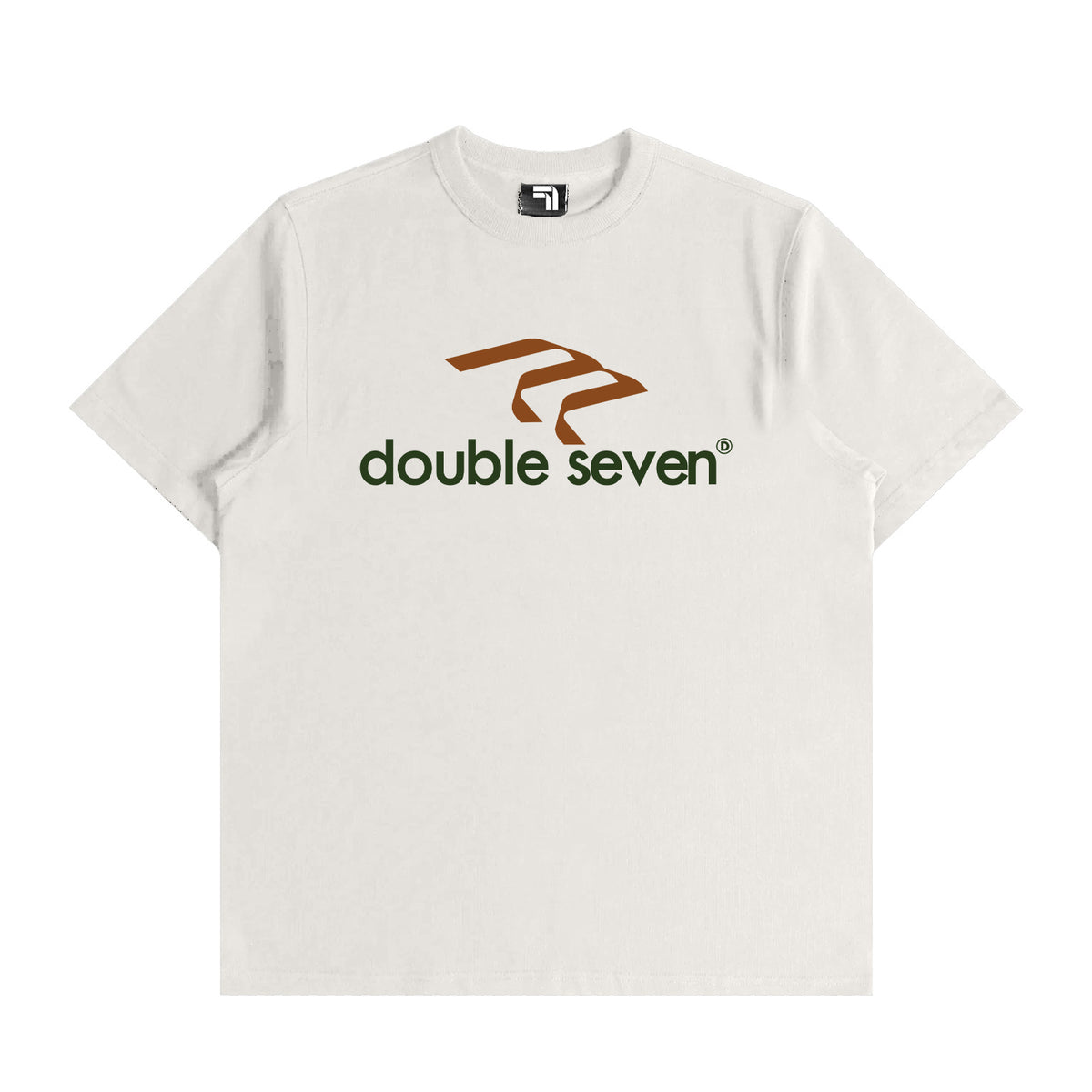 Double 7 Neo Core Logo Tee (Oatmeal Grey) – Double 7 Official
