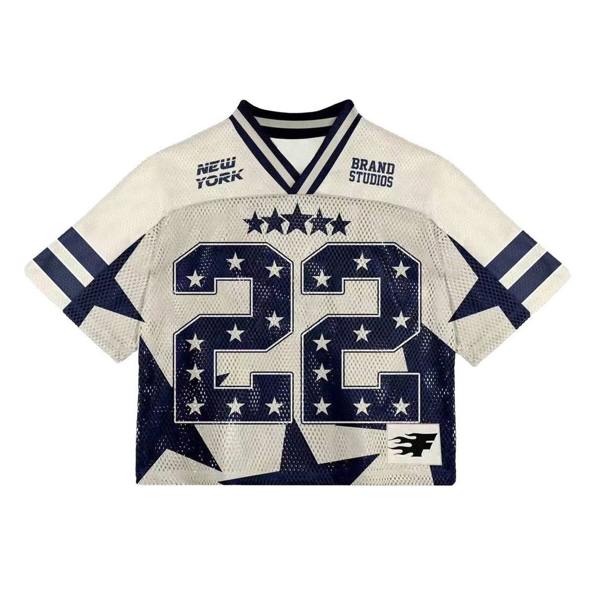 NO22 Star Mesh Boxy Jersey – Double 7 Official