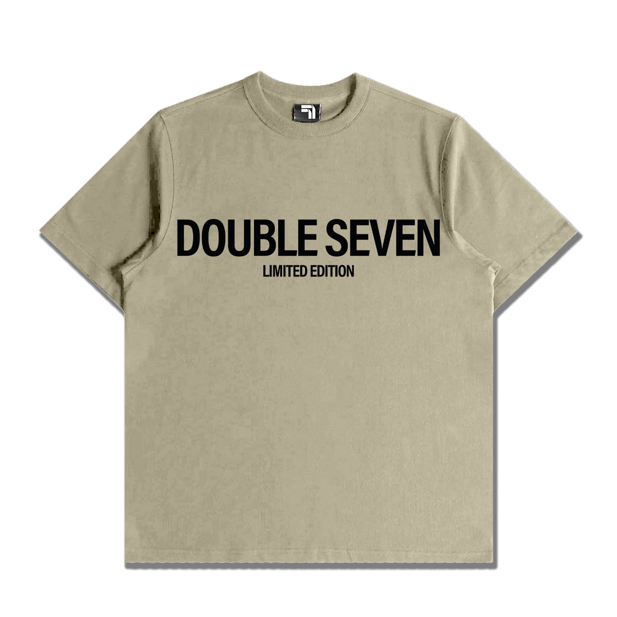 Double 7 Classic Font Tee (Sand) – Double 7 Official